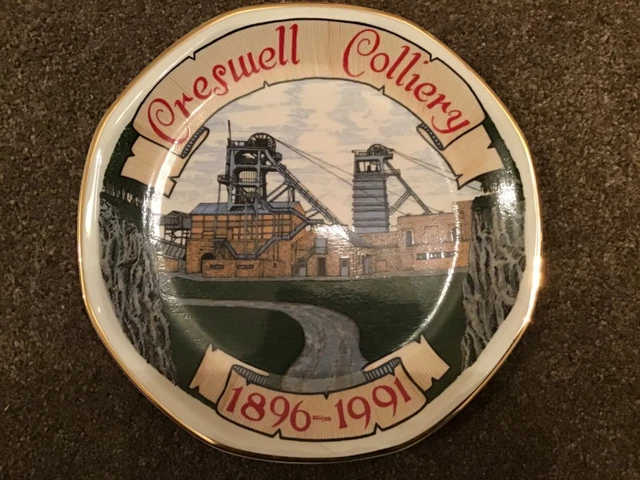CRESWELL COLLIERY MINING Miners Pit Plate memorabilia 1896 1991 £12.50 ...