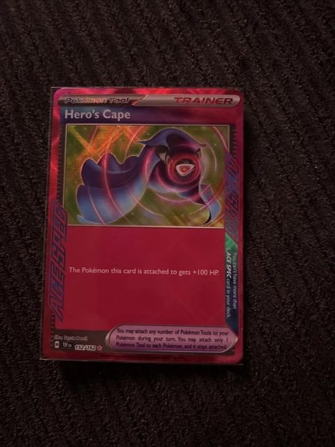 POKEMON CARD HERO'S Cape Ace Spec Holo Tool Temporal Forces 152/162 $25 ...