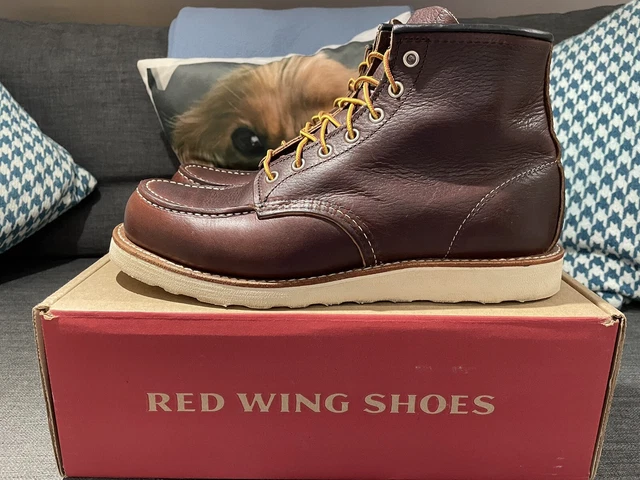 RED WING MOC Toe UK 9 Briar Oil Slick Brown 8138 875 £165.00 - PicClick UK