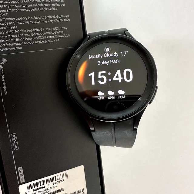 SMARTWATCH SAMSUNG GALAXY Watch5 Pro LTE 45 mm SM-R925F - cinturino M/L ...