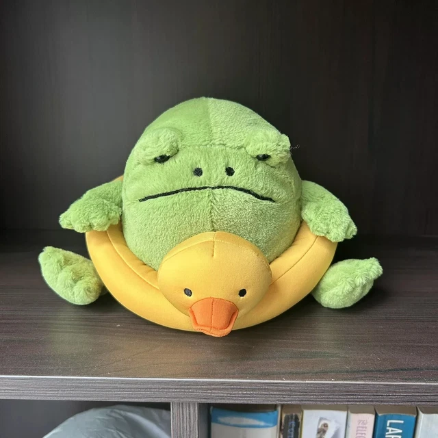 JELLYCAT RICKY RAIN Frog with Rubber Ring - New w/ Tags - Free Fast ...