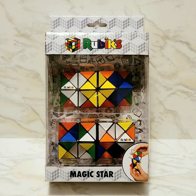 RUBIK'S CUBE MAGIC Star 2 Piece Fidget Toy Puzzle Set STEM Gift w ...