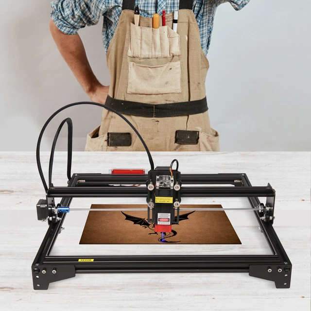 VEVOR MACHINE À Graver Laser Graveur Laser CNC 5,5 W Zone de Gravure ...