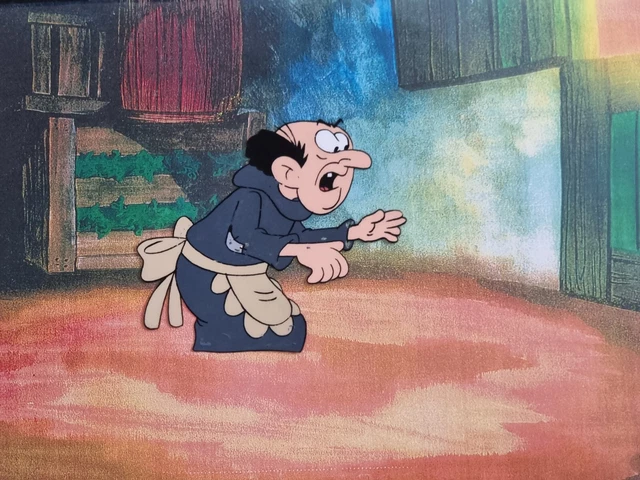 HANNA BARBERA GARGAMEL Original 1980s TV SMURFS Animation Art ...