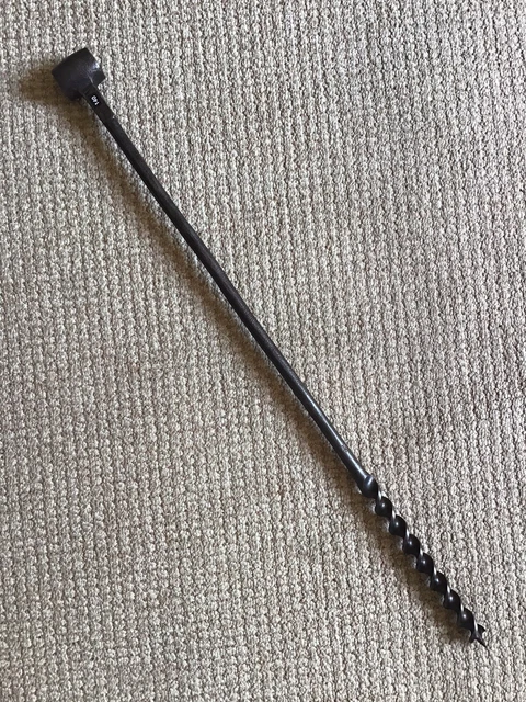 VINTAGE T HANDLE Wood Auger - Barrel Eye or Scotch Eye Auger ...