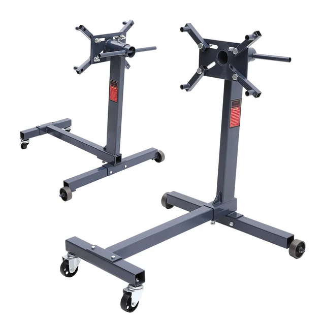 HEAVY DUTY ENGINE Gearbox Support Stand 450KG Rotating Adjustable ...