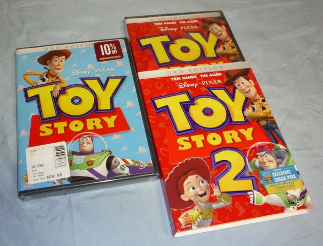 TOY STORY 1 & Toy Story 2 by Disney Pixar Lot of 2 DVDs SEALED NEW! £12 ...