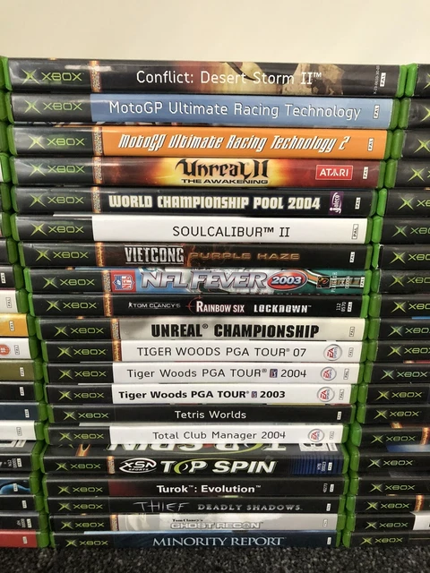 ORIGINAL XBOX GAMES Bundle / Joblot. 120 Games All Complete With ...