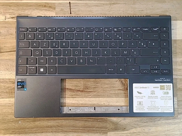 ASUS ZENBOOK UX325E UX325EA UX325JA Palmrest w/ AZERTY Keyboard ...