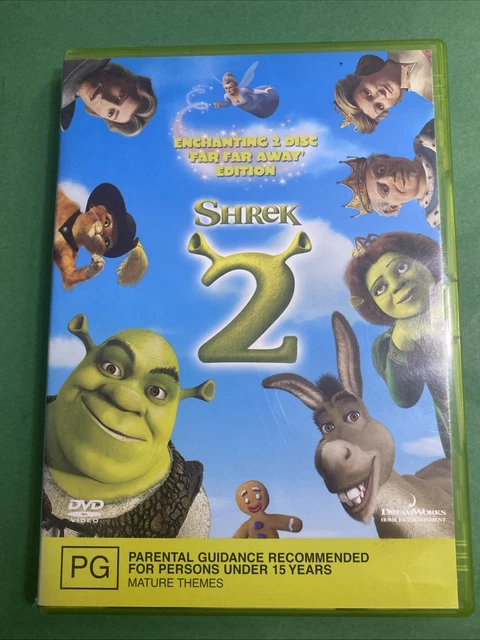 SHREK 2 (DVD, 2004) VGC Fast & Free Local Post PAL 2 + 4 Animation ...