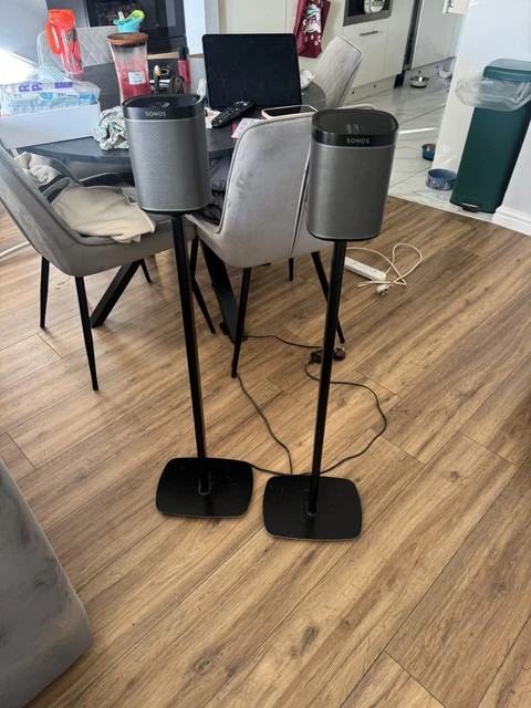 SONOS PAIR OF Play 1 Wireless Speakers in black . Excellent working ...