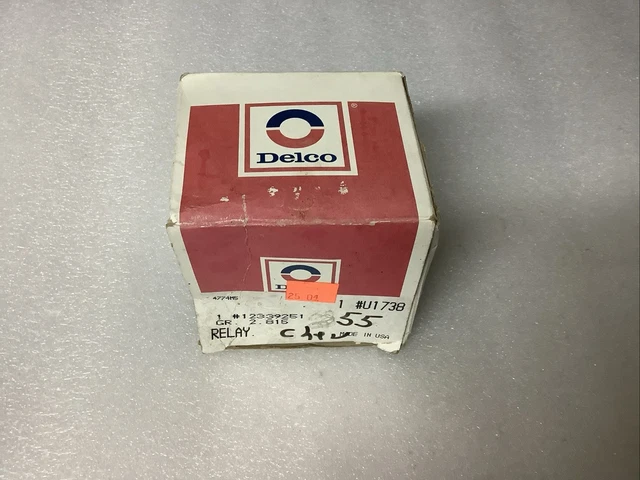 NOS GENUINE GM Delco Horn Relay (1955 - 1962) (BLEMISHED) $13.72 ...