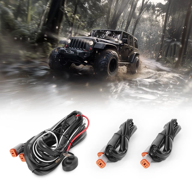 MULTI-LIGHT WIRE HARNESS For maXpeedingrods DRL LED Lights ACC Power ...