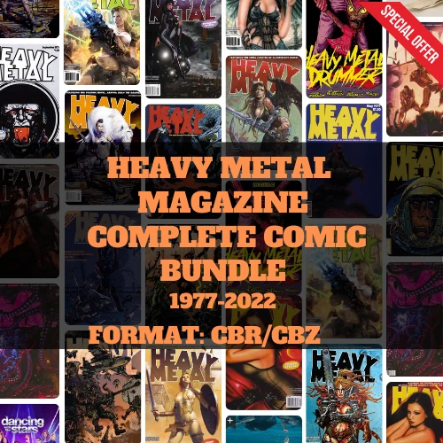 HEAVY METAL MAGAZINE Complete Collection Bundle 1977-2022, 30GB BIG ...