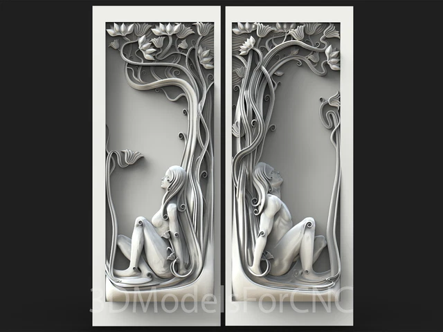 3D MODEL STL File for CNC Router Laser & 3D Printer Couple 3 $2.99 ...