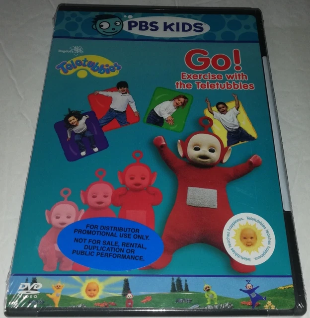 TELETUBBIES - GO Exercise with the Teletubbies (VHS, 2001, Clamshell ...
