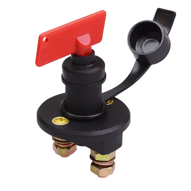 ON-OFF KEY ROTARY Battery Isolator Switch M8 200A 12-24V $35.01 ...