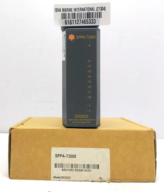 SIEMENS SPPA-T3000 DO3022 Digital Output with Relay 8CH DO 6DU1302 ...