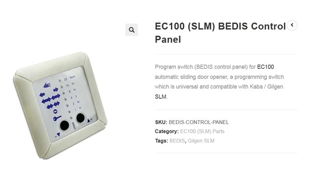 GILGEN CONTROL PANEL per EC100 Bedis / Kaba + Pad Mounting Box EUR 150 ...