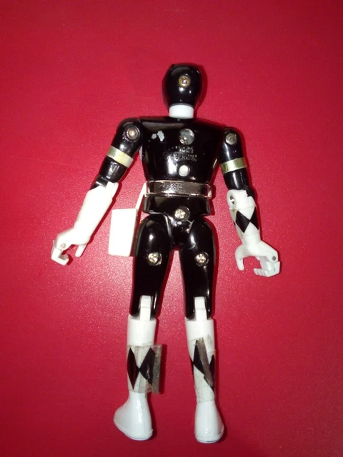 BANDAI DIE CAST Kyoryu Sentai Zyuranger Power Rangers Black Figure ...