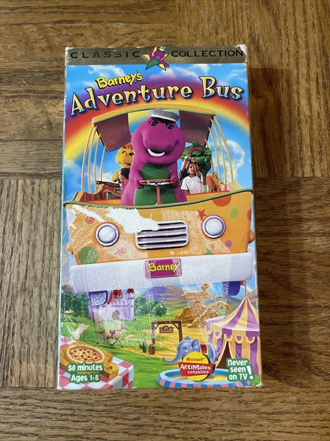 BARNEY ADVENTURE BUS VHS $59.14 - PicClick AU