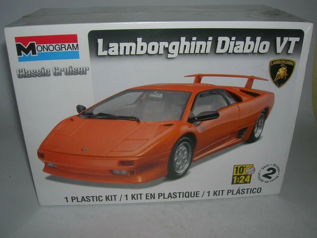 MONOGRAM REVELL LAMBORGHINI Diablo VT Bausatz Kit 1:24 Art. 85-0889 EUR ...