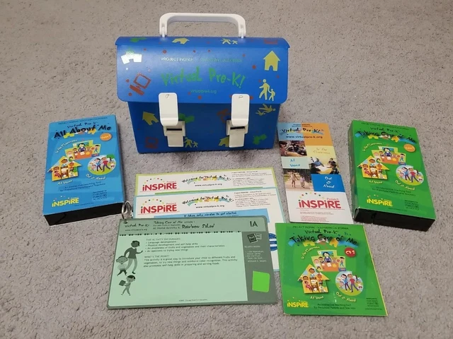 PROJECT INSPIRE INSTRUCTIONAL Virtual Pre-K Set, Including VHS,CD ...