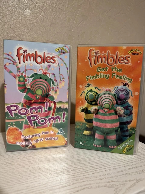 CBEEBIES FIMBLES VHS Video Cassettes X 2 Pom Pom & Get The Fimbling ...