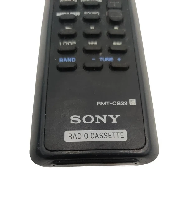 SONY RMT-CS33 RADIO Cassette Remote Control $13.57 - PicClick CA SONY RMT-CS33 RADIO Cassette Remote Control $13.57 - PicClick CA