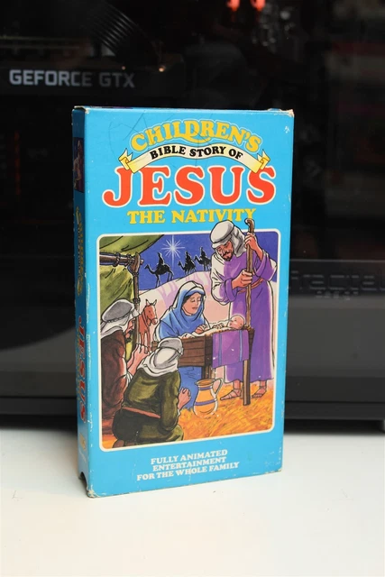 CHILDREN'S BIBLE STORY Of Jesus: The Nativity VHS Animation £11.63 ...