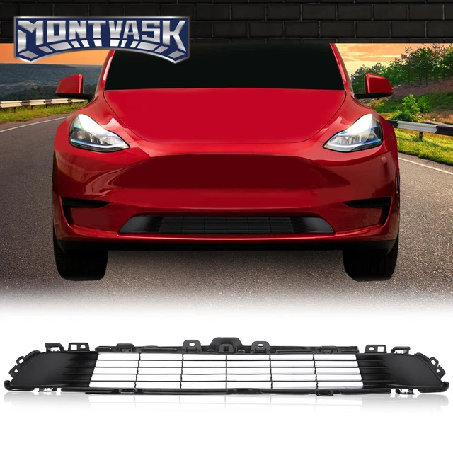 FIT FOR 2020-2023 Tesla Model Y Front Bumper Grille Lower Mesh Grille ...
