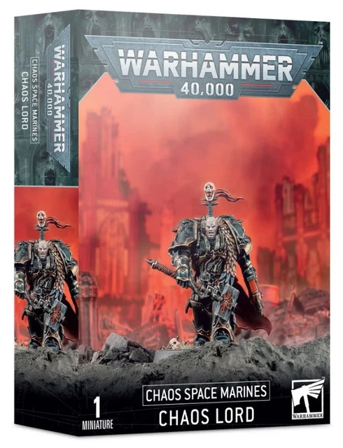 Games Workshop Warhammer 40k Chaos Space Marines Chaos Lord Nib 39 38
