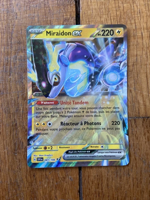 CARTE POKEMON - Miraidon ex - 081/198 - Écarlate et Violet 1 EV01 FR ...