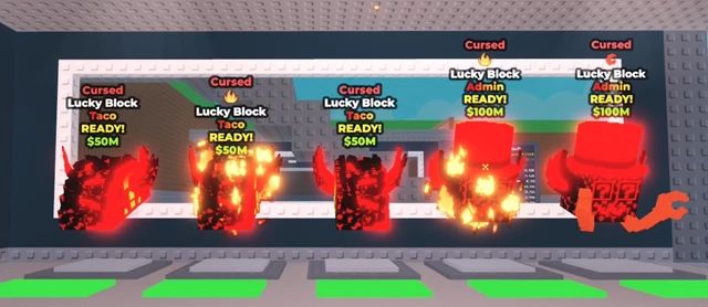 STEAL A BRAINROT 5 together Cursed Admin los taco Lucky Blocks traits £ ...