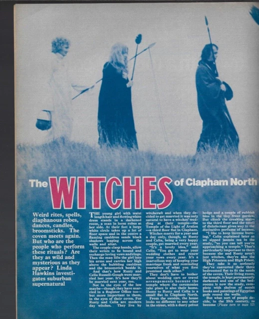MAGAZINE - WITCHCRAFT Witches of Clapham Common Rusty Celia Russell ...