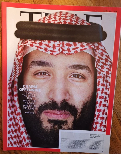 MAGAZINE TIME PRINCE Bin Salman Saudi Arabia April 16 2018 CHARM ...