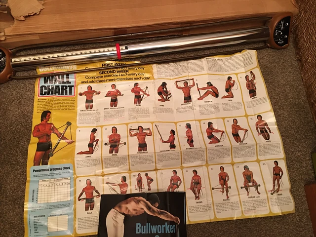 BULLWORKER 2 INTERNATIONAL With Wall Chart And Booklet Vgc £28.00 ...