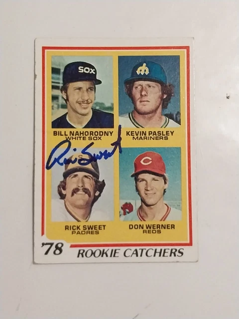 1978 TOPPS ROOKIE Catchers - Bill/Kevin Pasley/Don Werner/Sign By Rick ...