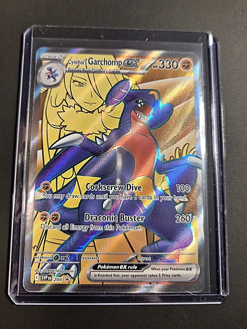 POKÉMON TCG CYNTHIA’S Garchomp Ex Destined Rivals 204 Promo $12.34 ...