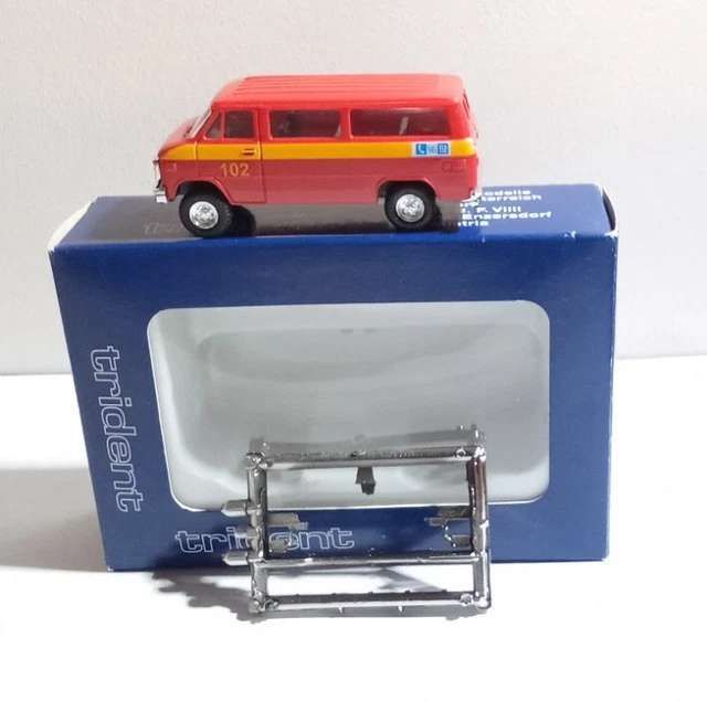TRIDENT 1:87 HO Scale Chevrolet Van Fire Vehicle - #90210 - Boxed £7.50 ...