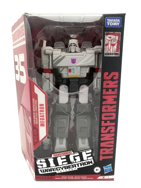 TRANSFORMERS WFC SIEGE 35th Classic Animation Megatron & Optimus Prime ...