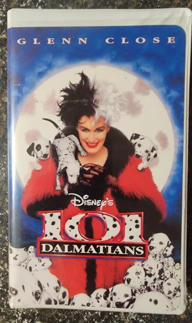 WALT DISNEY 101 Dalmatians VHS Video Tape Live-Action Movie Set Glenn ...