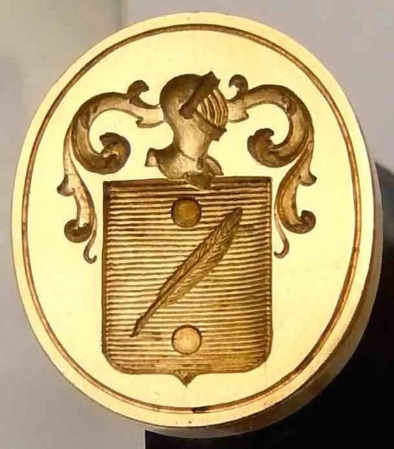 SCEAU, BRONZE , CACHET, ARMOIRIES, Heaume de CHEVALIER, NOBLESSE; EUR ...