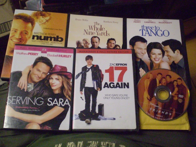 (6) MATTHEW PERRY DVD Lot: Numb Three to Tango Serving Sara The Whole ...