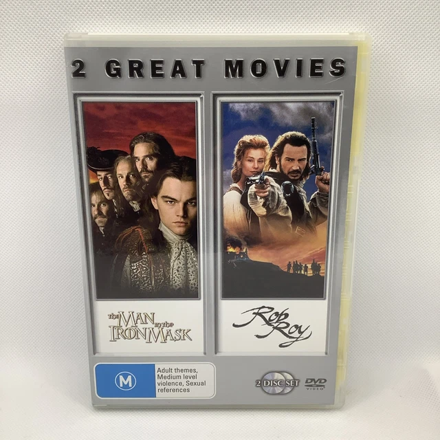 THE MAN IN The Iron Mask / Rob Roy ~ Leonardo DiCaprio,Liam Neeson ~vgc ...