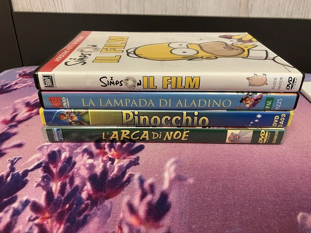 LOTTO DVD BAMBINI: Simpson, Aladino, Pinocchio, Arca noè EUR 4,00 ...
