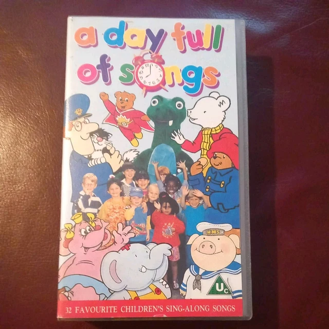 A DAY FULL of Songs 1993 VHS. (32 songs). Used. Very good playback. £3. ...