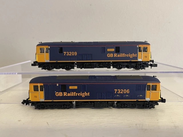 DAPOL ND-070B N Gauge Class 73 GBRF Twin Pack 73206 (Powered) 73209 ...