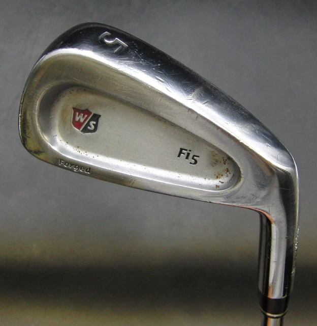 WILSON STAFF FI5 Forged 5 Iron Regular Steel Shaft Golf Pride Grip £31. ...