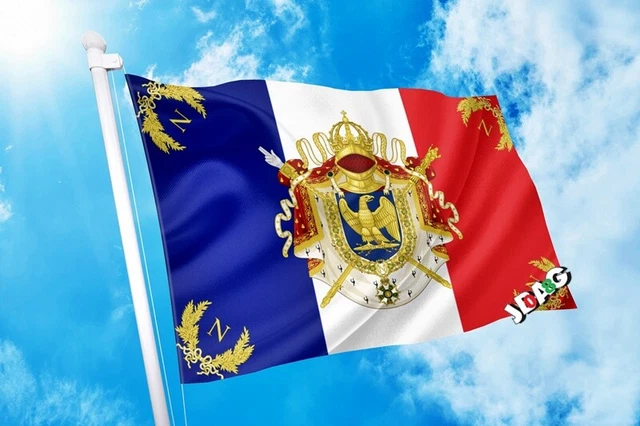DRAPEAU IMPÉRIAL NAPOLÉON Bonaparte Empire France Flag Banner EUR 14,99 ...